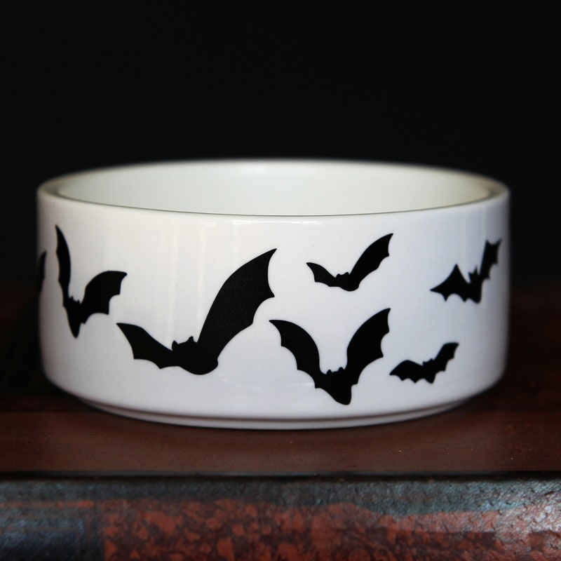 Halloween Pet Food Bowls - Etsy UK