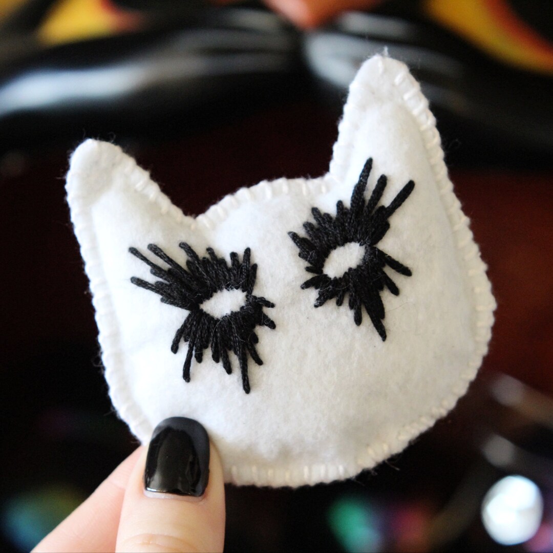 Corpse Paint Death Metal Catnip Cat Toy, Gothic Halloween Cat Toy, Goth ...