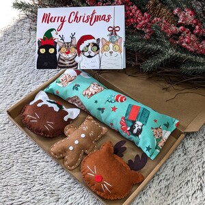 Christmas Collection Cat Toy Bundle, Festive Gift for Cat Lover ...