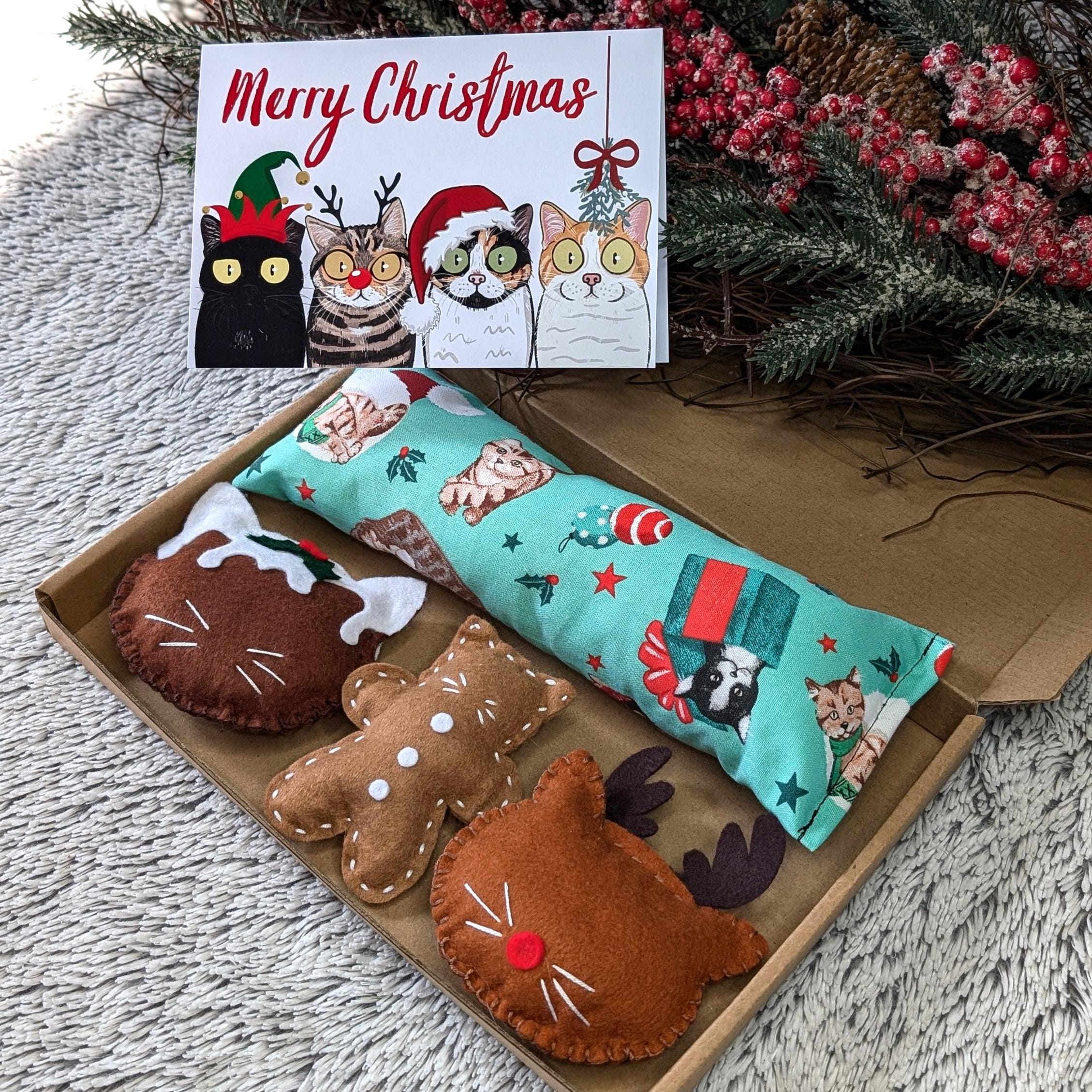 Christmas Collection Cat Toy Bundle, Festive Gift for Cat Lover ...