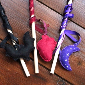 Black Bat Cat Wand Catnip Toy, Gift for Cat Lovers, Gift for Kittens ...
