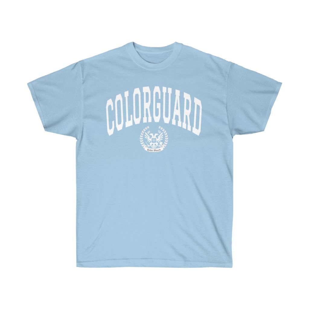 Color Guard T-shirt, Color Guard Emblem, Pastel, College, Marching Band ...