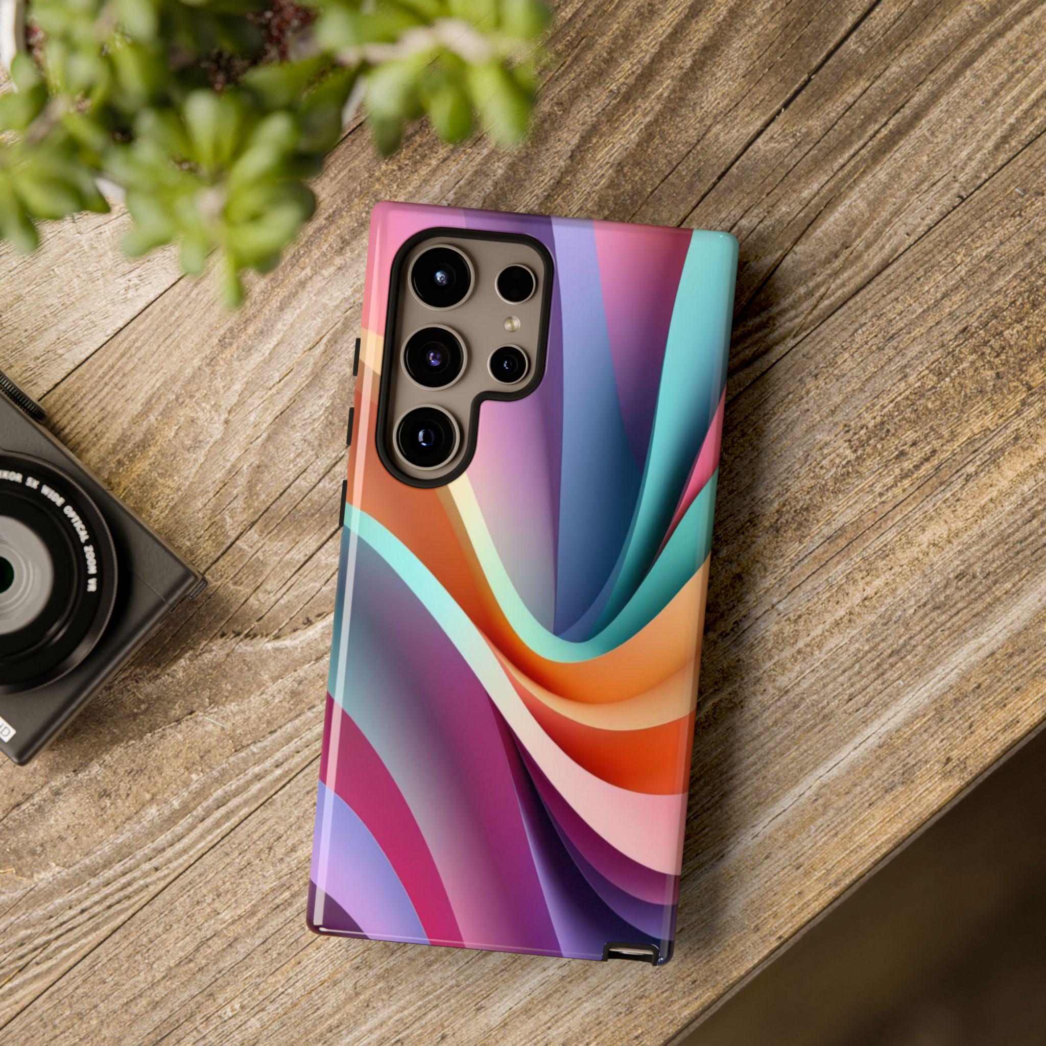 Colorful Swirls Tough Phone Case Perfect for iPhone Samsung Galaxy ...