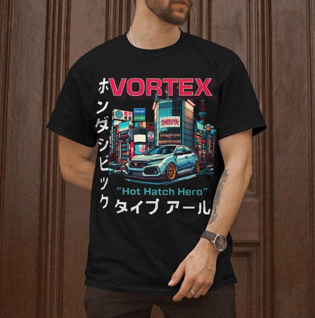 JDM Car Enthusiast Apparel Inspired Art Tee Japanese Street Scene ...