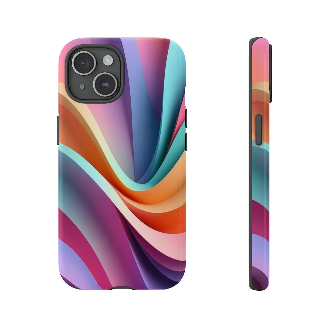 Colorful Swirls Tough Phone Case Perfect for iPhone Samsung Galaxy ...