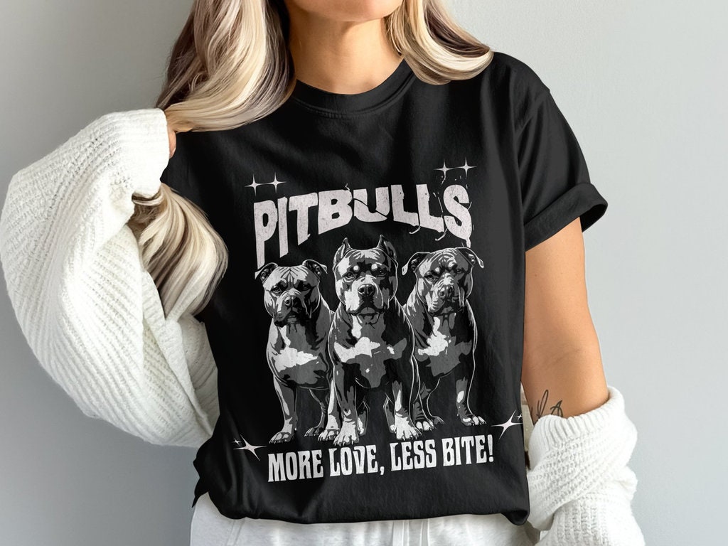 Pet Apparel Cool Dog Shirt Unique Pit Bulls Graphic T-shirt Perfect ...