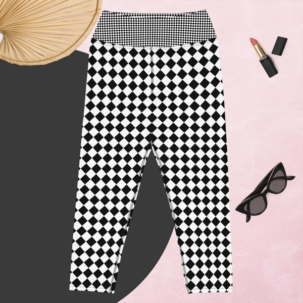 Checkered Tights - Etsy