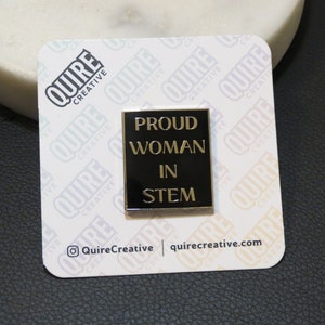 Proud Women in STEM | Wear Your Pride | Lapel Pin - Etsy