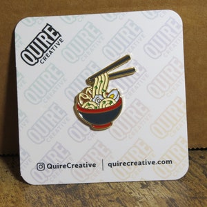 Ramen Bowl Enamel Lapel Pin: Unique Fashion Accessory - Etsy
