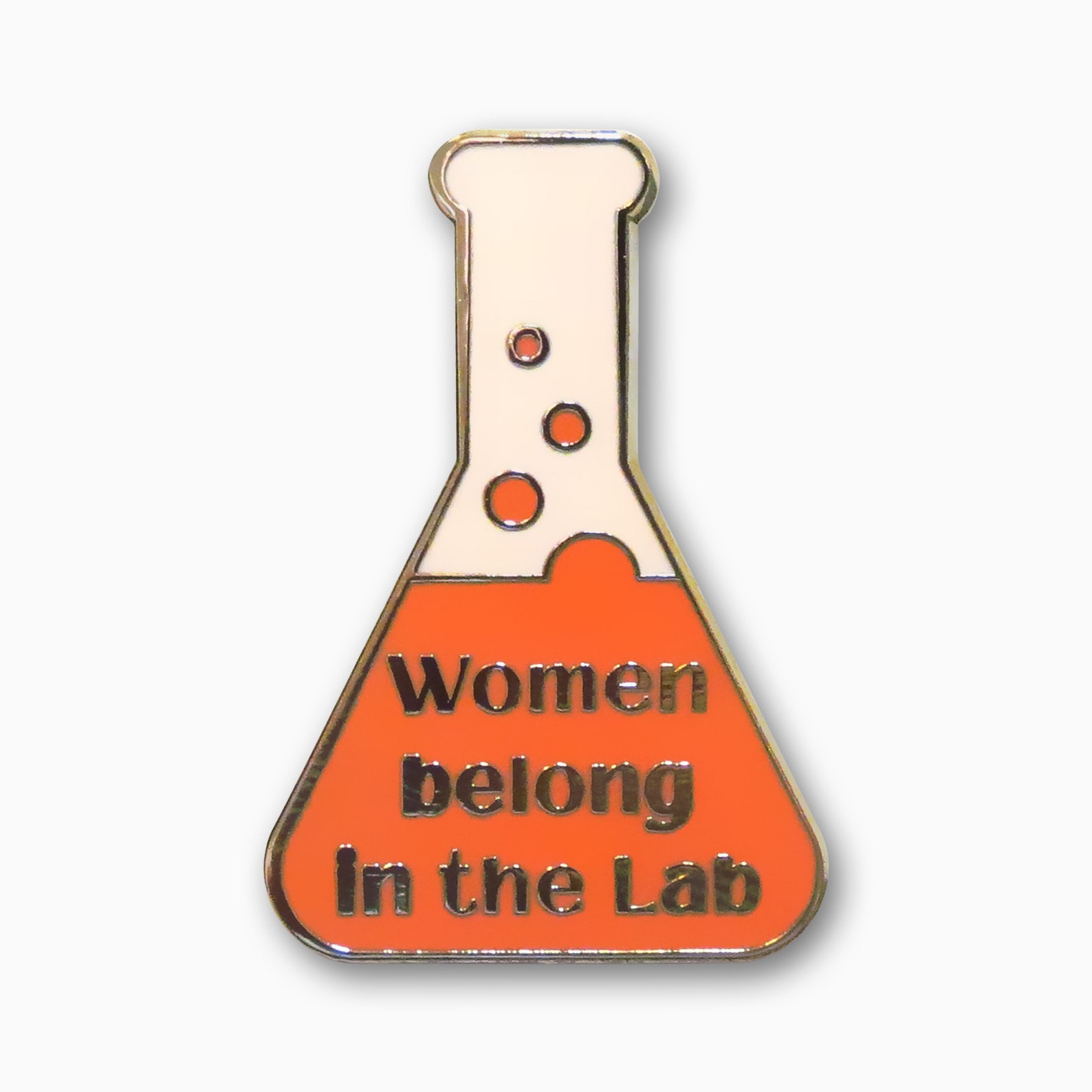 Women Belong in the Lab Pin: STEM Feminist Lapel Pin (1.25 Inches) - Etsy
