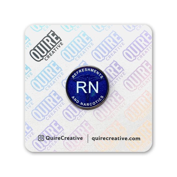 Refreshments and Narcotics Enamel Pin Nurse/ Medical/ Gift/ | Etsy