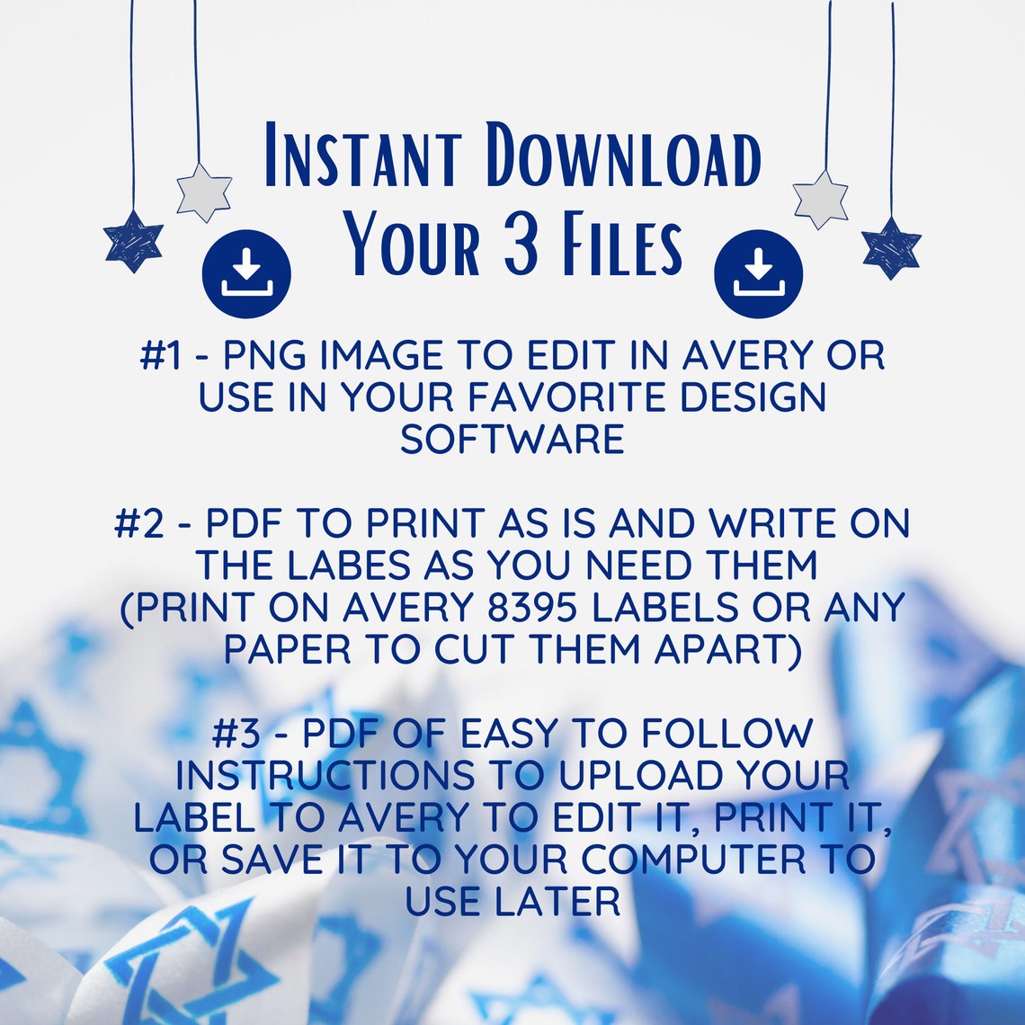 Digital Download Editable Jewish Hanukkah Labels Dreidel Gift - Etsy