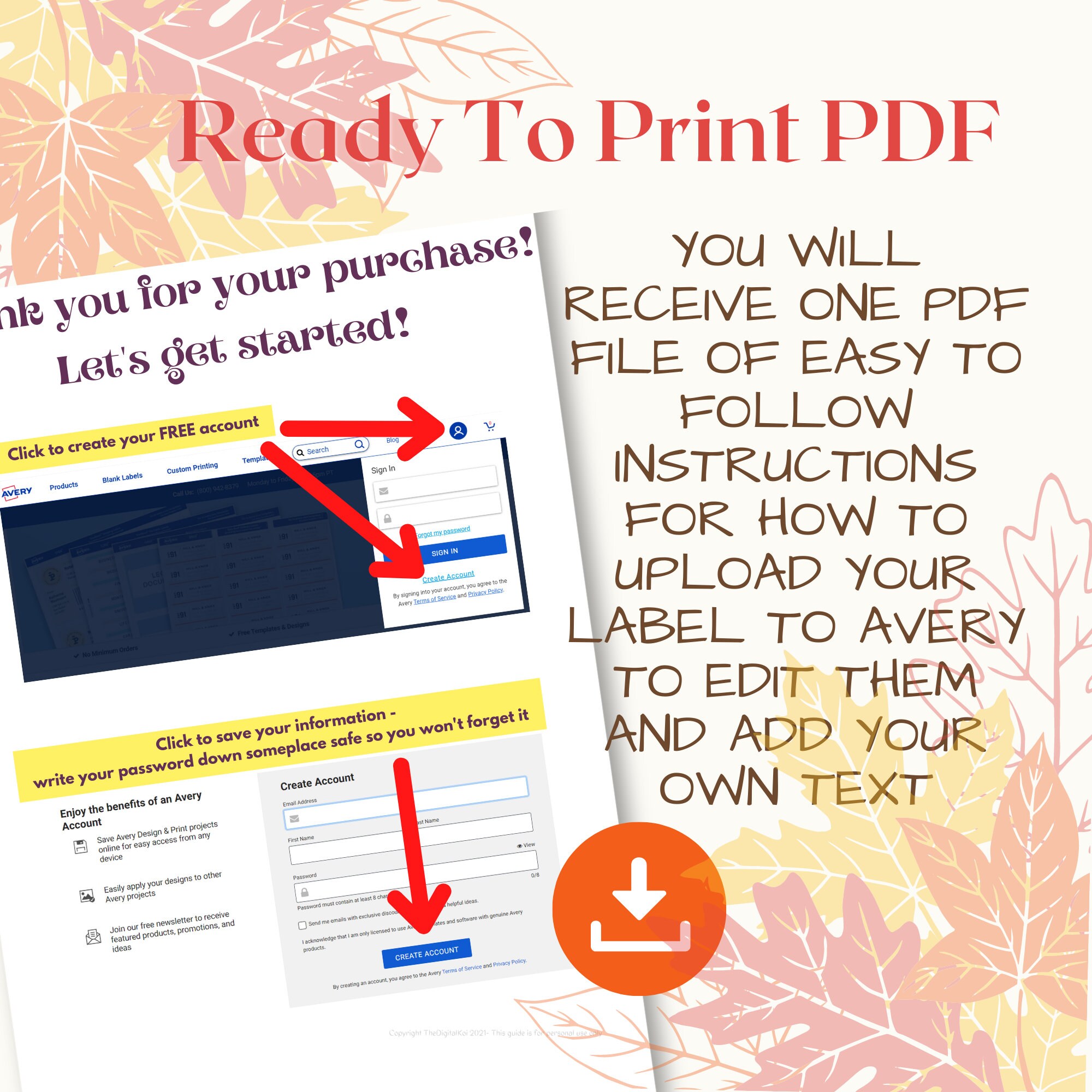 Digital Download Editable Thanksgiving Labels Gnome Gift Tag Food Jar ...