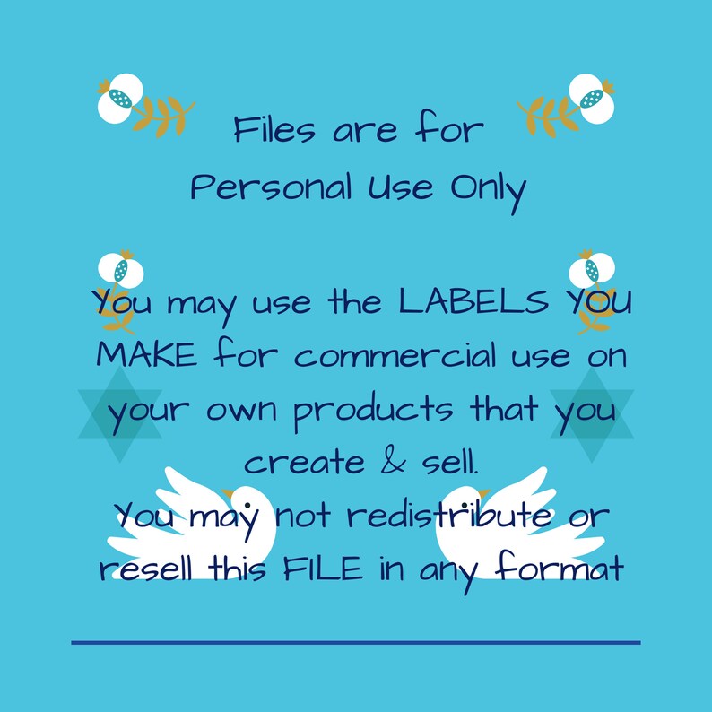 Digital Download Editable Jewish Hanukkah Labels Dreidel Gift - Etsy