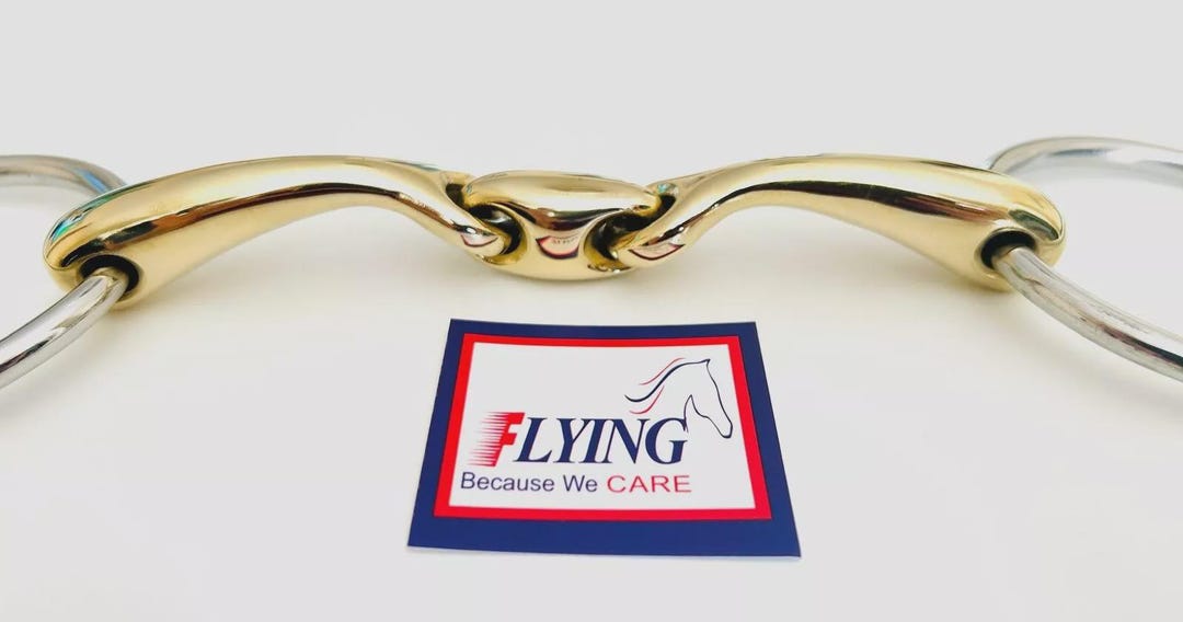 Loose Ring Snaffle Curved Oval MP German Silver & Stainless Steel ...