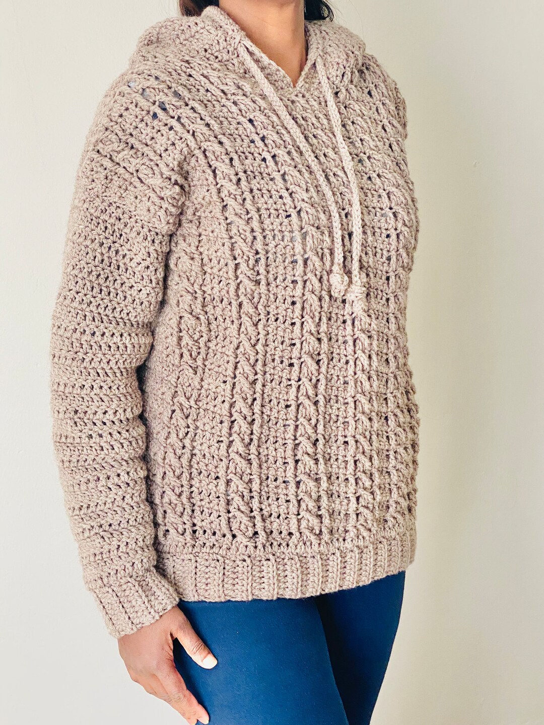 Crochet Hooded Sweater for Women “twin Flames” - Etsy