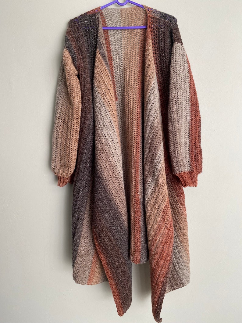 Easy Crochet Drape Cardigan - Etsy