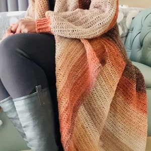 Easy Crochet Drape Cardigan - Etsy