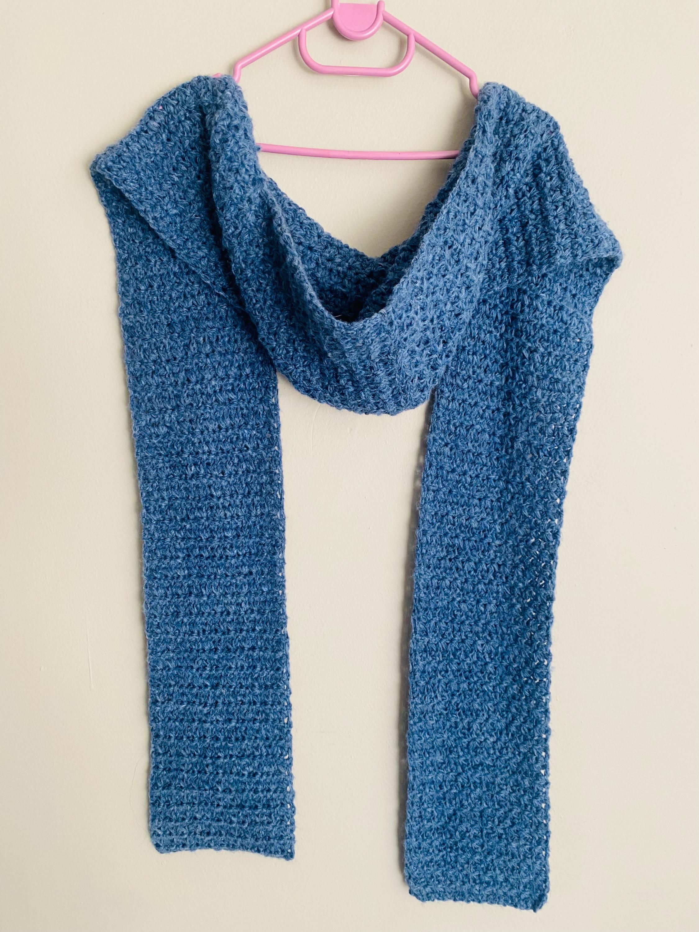 Crochet Hooded Scarf/ Rounded Hoodie - Etsy