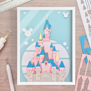 PACKAGE DEAL Magical Castles Classic Papercut Cricut Templates. SVG ...