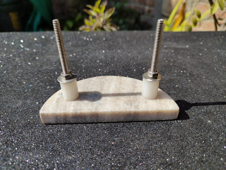 Beige Marble Half Moon Cabinet Handle: Unique Door Drawer Pull - Etsy
