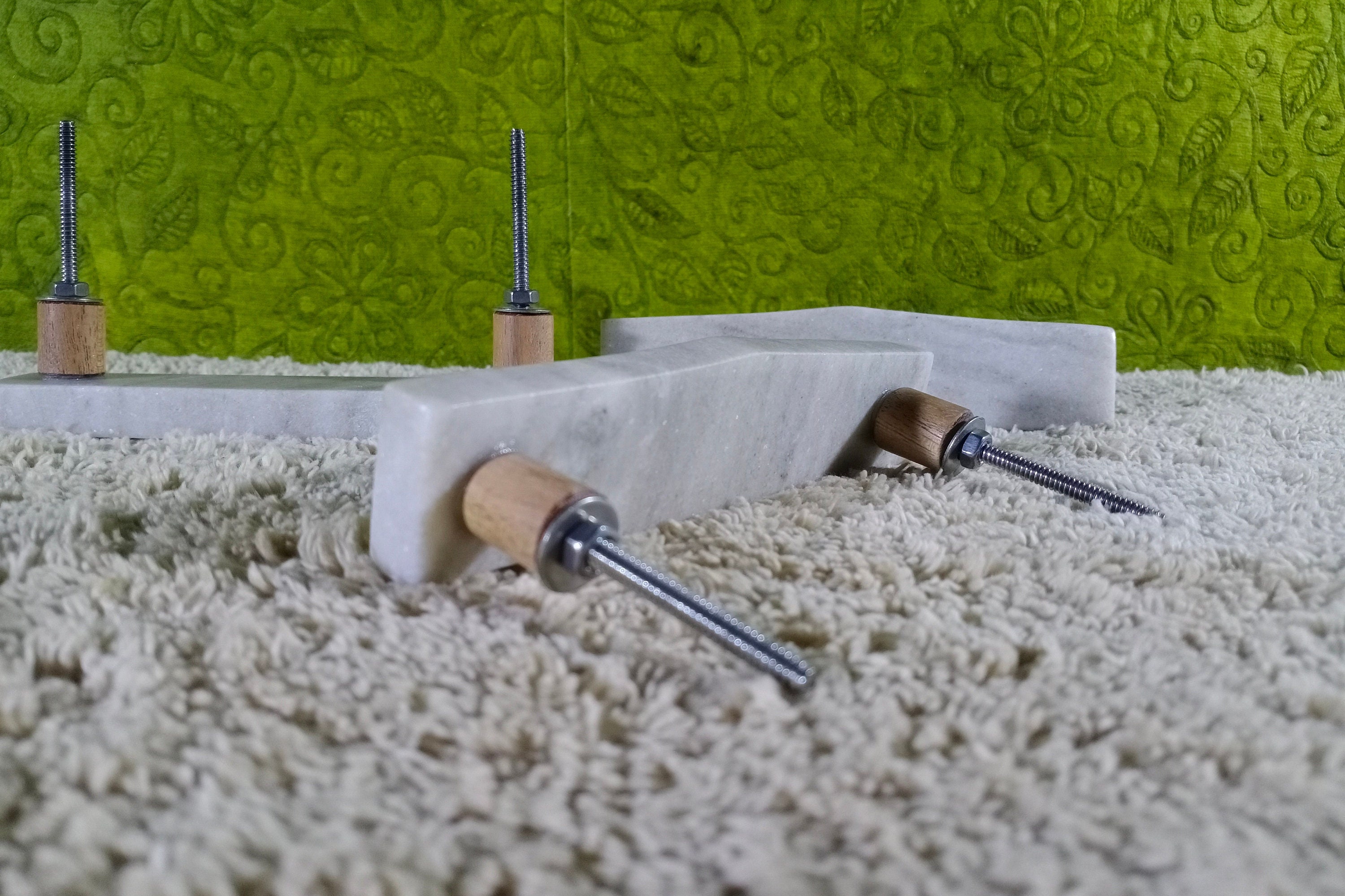 Set of Elegant Beige Marble Stone Drawer Pulls Cabinets - Etsy