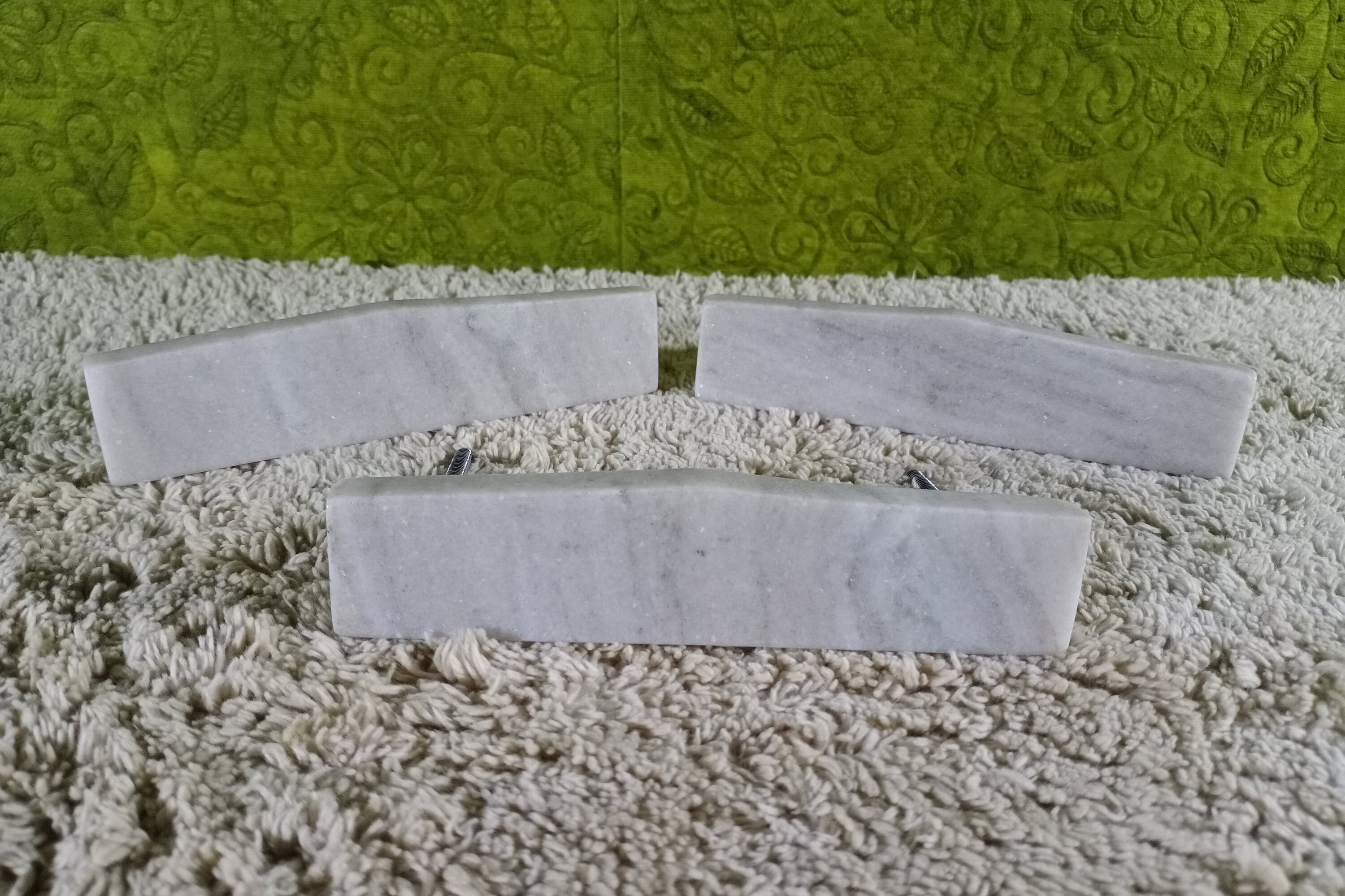 Set of Elegant Beige Marble Stone Drawer Pulls Cabinets - Etsy