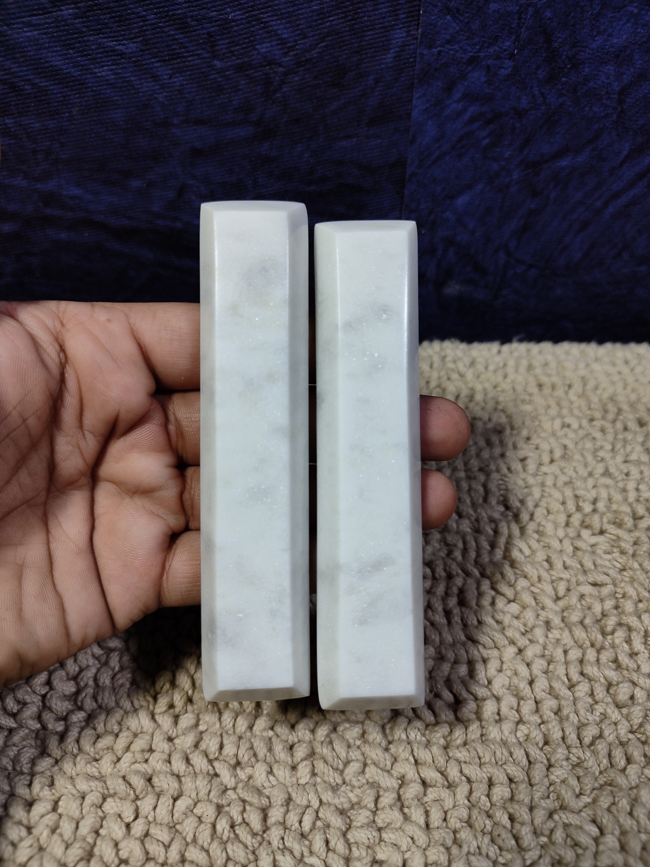 Set of Beautiful White Marble Marble Drawer Pulls Cabinets - Etsy