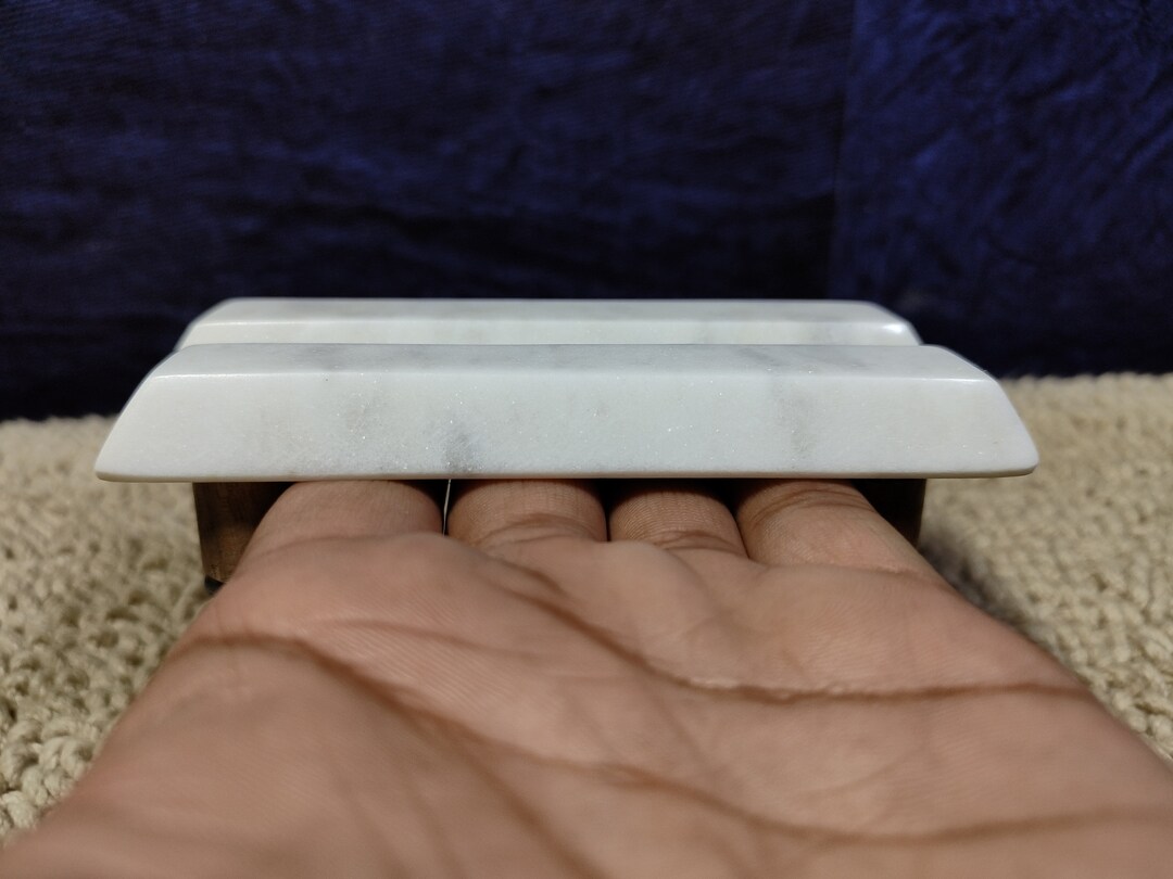 Set of Beautiful White Marble, Marble Drawer Pulls, Cabinets, Dressers, Pulls and Handles ...