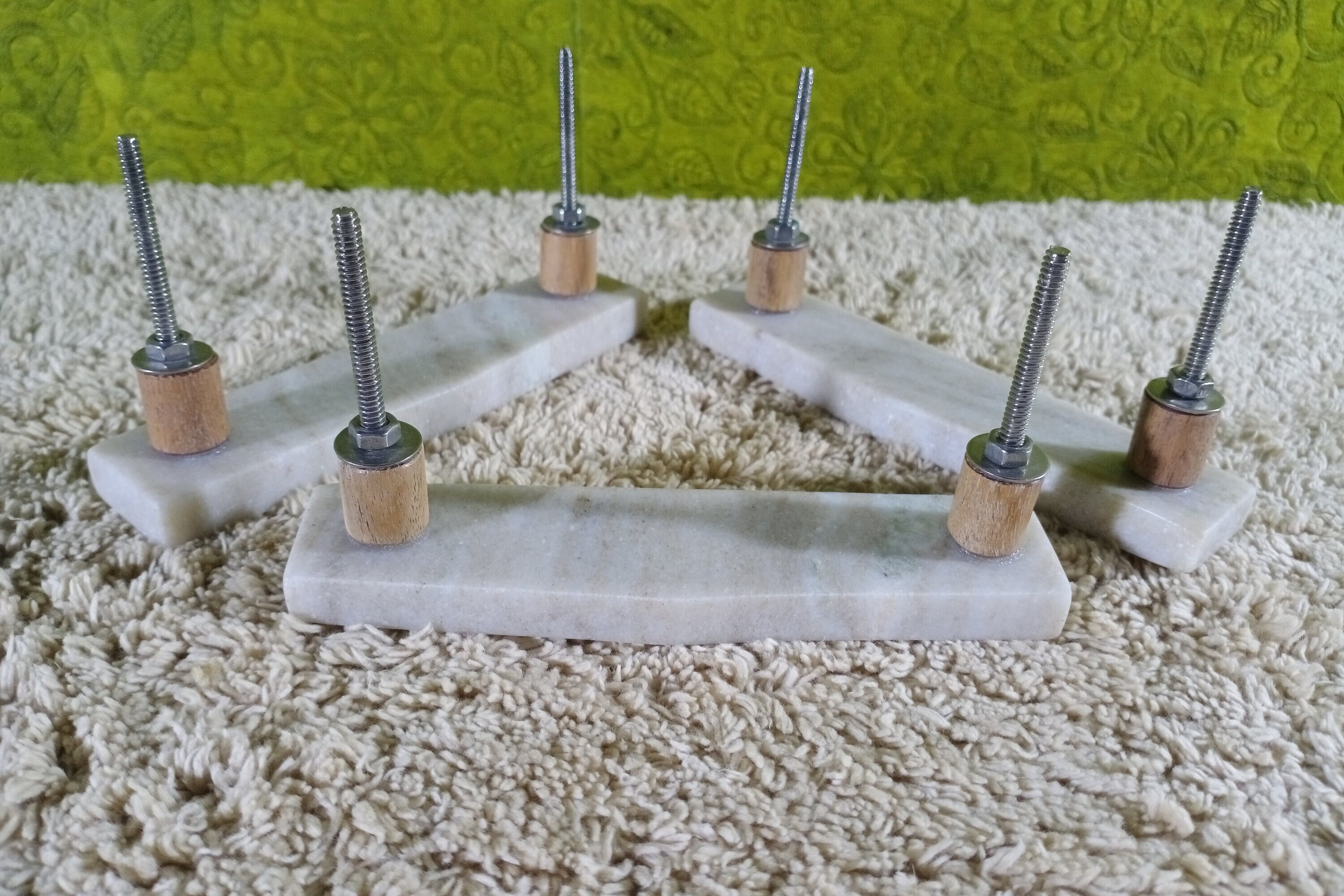 Set of Elegant Beige Marble Stone Drawer Pulls Cabinets - Etsy