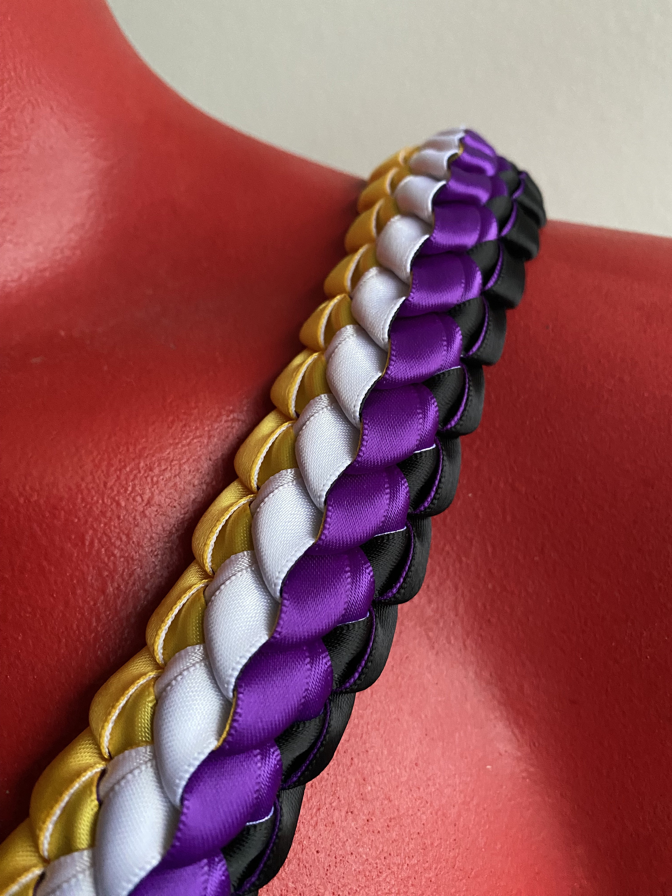 Non-binary Pride Flag Double Ribbon Lei - Etsy