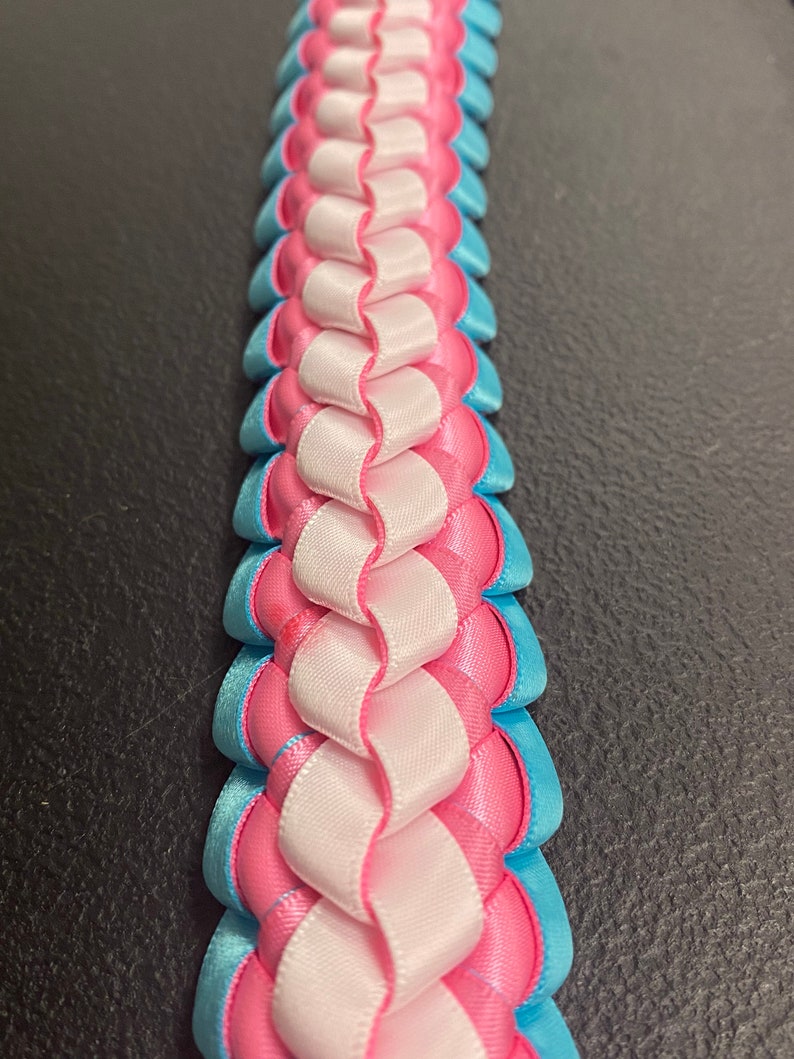 Trans Pride Flag Double Ribbon Lei - Etsy