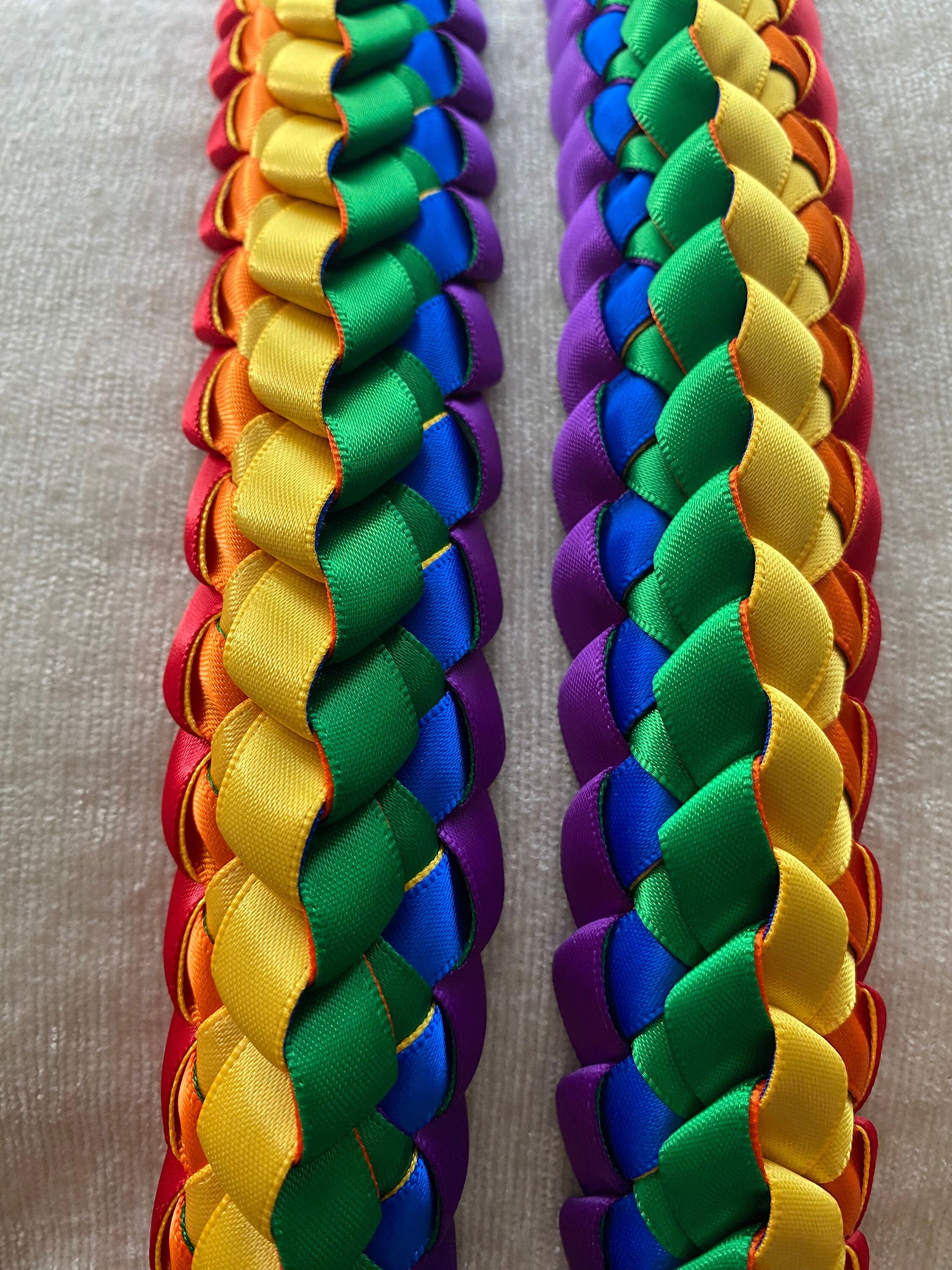 LGBTQ+ Pride Flag Double Ribbon Lei - Etsy