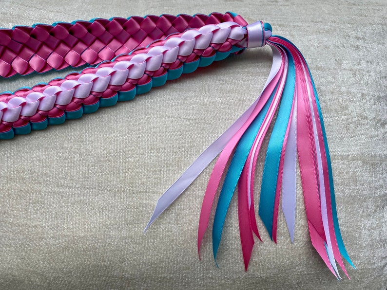 Trans Pride Flag Double Ribbon Lei - Etsy