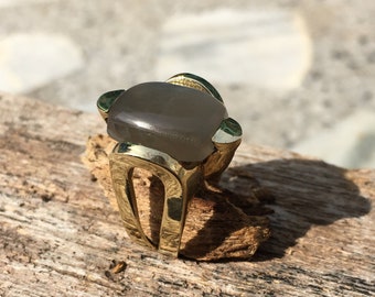 Brass Smoke Ring - Etsy