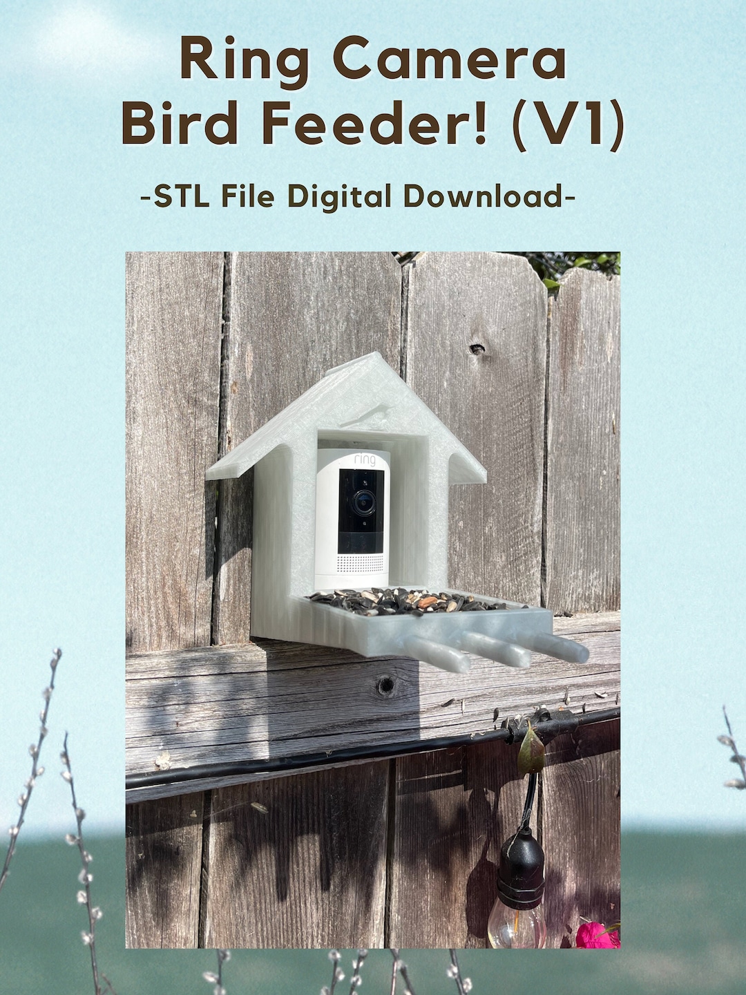 Ring Camera Bird Feeder (STL File Digital Download) - Etsy