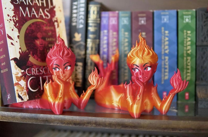 Fire Sprite Decor and Display- Lehabah Inspired (DIGITAL FILE- STL and ...