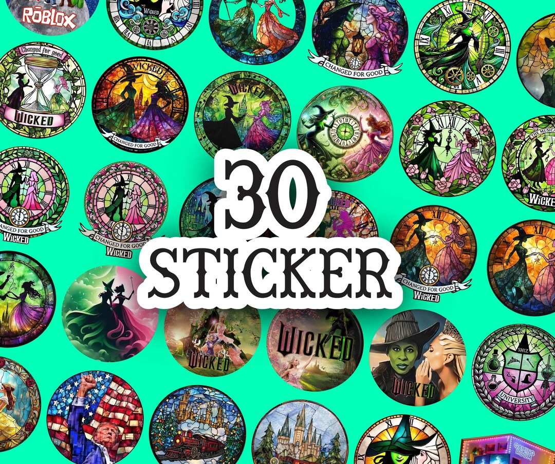 Wicked Digital Download Sticker High Image Quality - Etsy