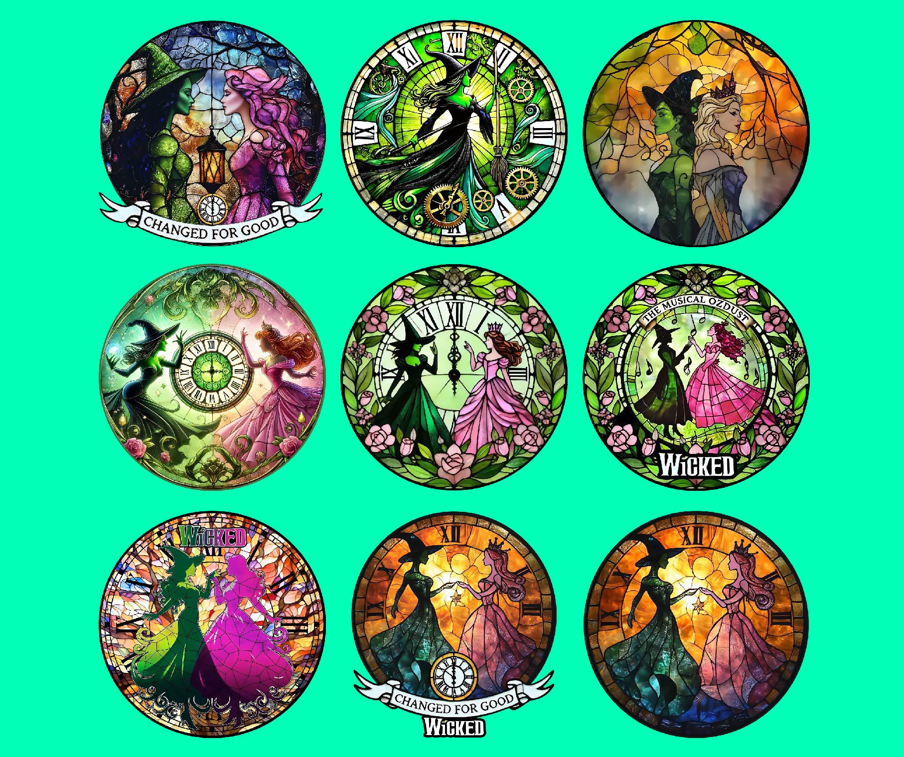 30 Sticker Wicked | Digital Download PNG High Image Quality - Etsy