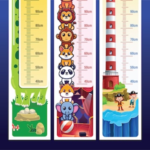 Kid Height Chart 5 Pattern Bundles, Height Growth Chart for Children ...