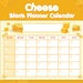 4 Printable Types Blank Calendar | Digital Download PNG High Image ...