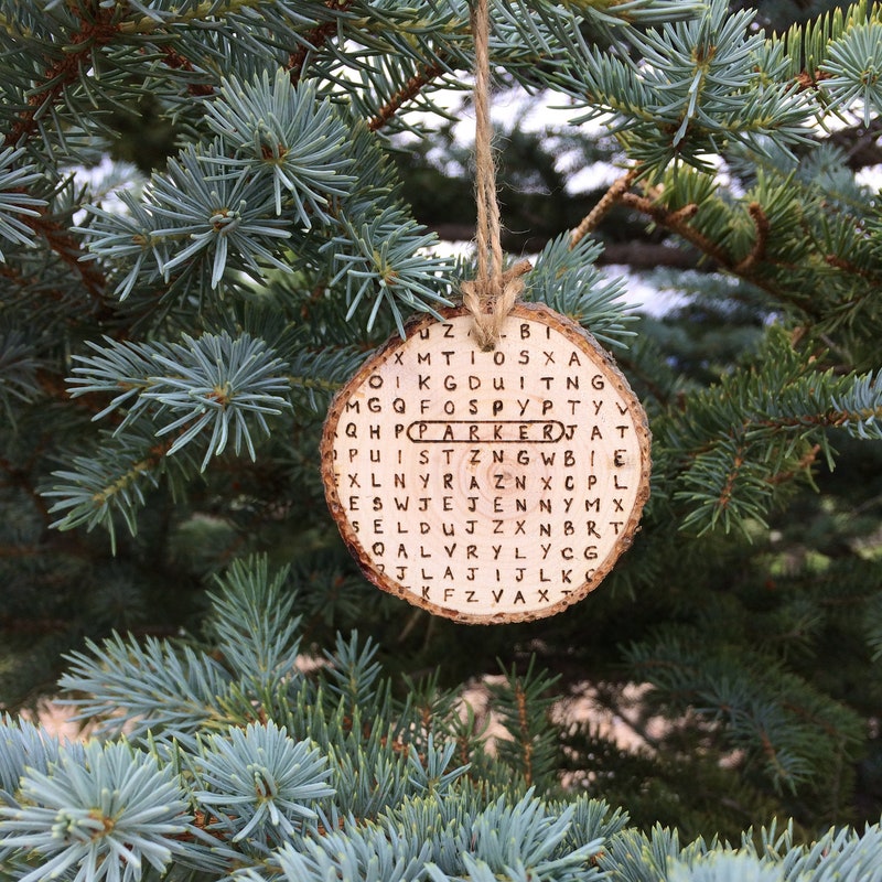 Word Ornaments - Etsy