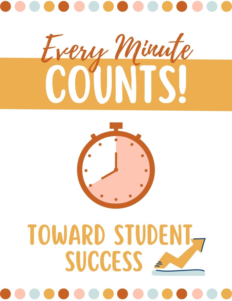 School Attendance Posters - Etsy