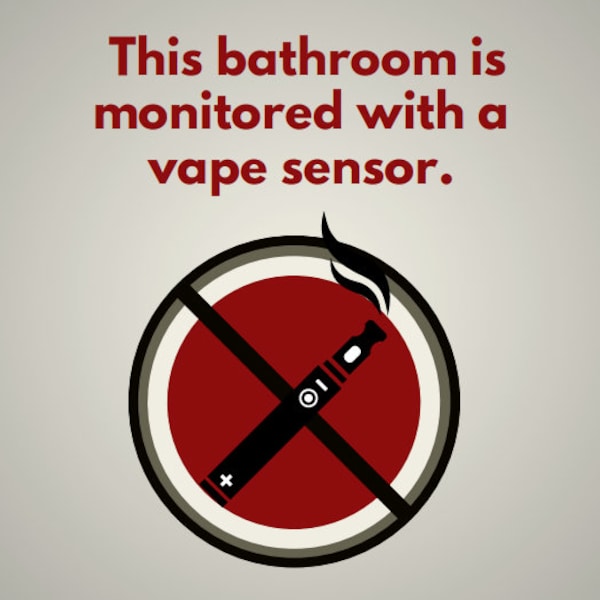 No Vaping Poster - Etsy