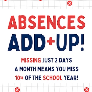 School Attendance Posters - Etsy UK