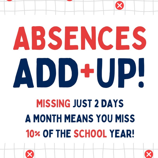 Attendance Poster - Etsy UK