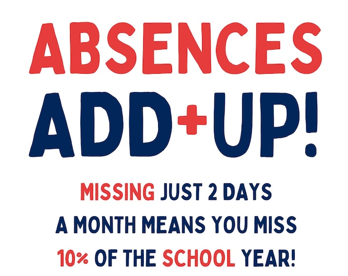 School Attendance Posters - Etsy