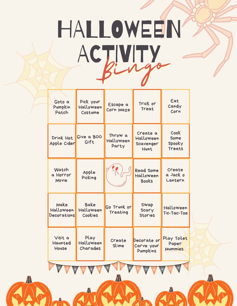 Halloween Scavenger Hunt & Activities - Etsy