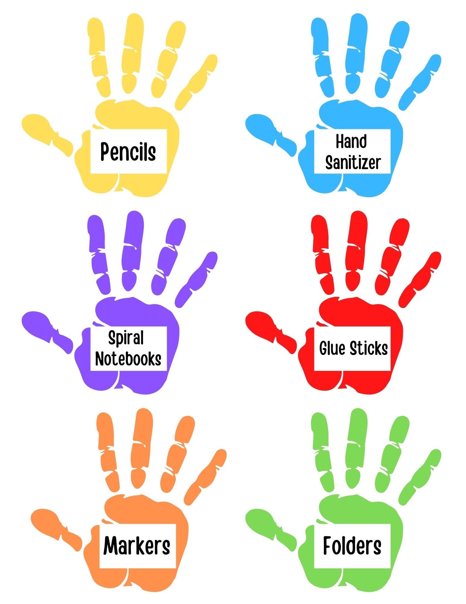 Can You Lend a Helping Hand? Classroom Donations - Etsy