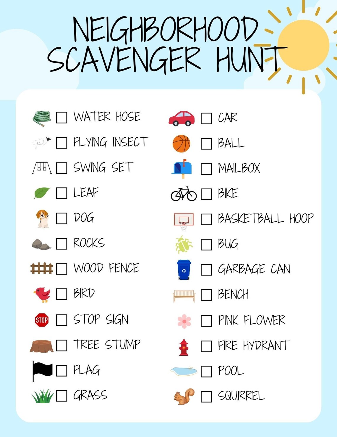 Toddler Scavenger Hunts - Etsy